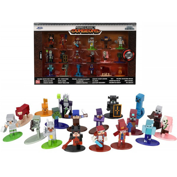 MINECRAFT PERSONAGGI DIE CAST DISPLAY