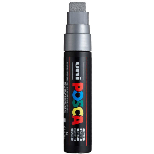 PENNARELLI UNI POSCA M-PC17K 26 ARGENTO PS 15MM