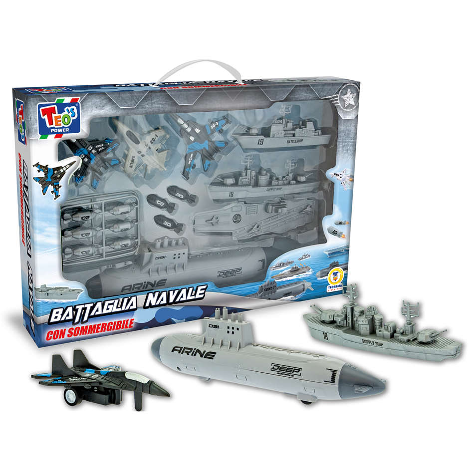 PLAYSET BATTAGLIA NAVALE C/SOMMERGIBILE E AEREI