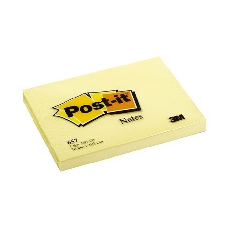 POST-IT 657 74X100 GIALLO 23758 ES